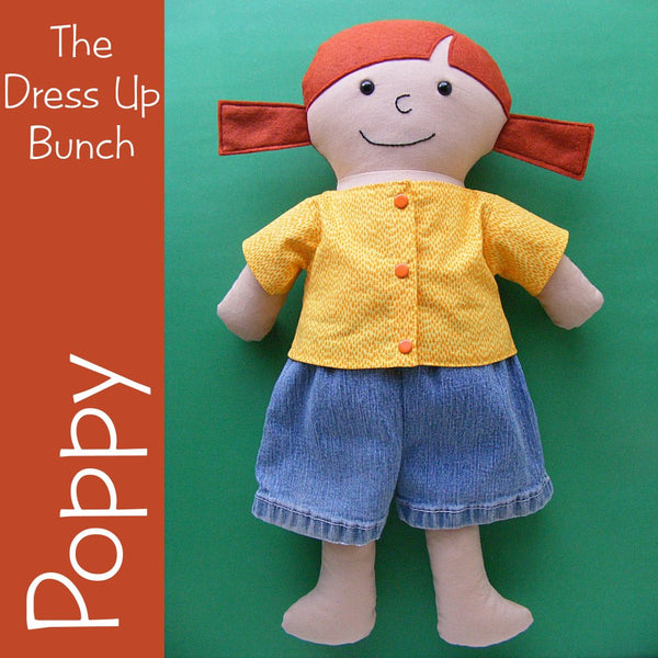 Poppy - a Dress Up Bunch Rag Doll Pattern – Shiny Happy World